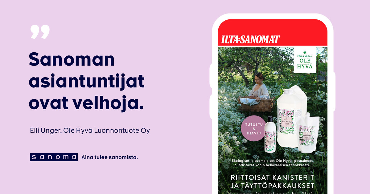 Ekologisten pesuaineiden verkkokauppa tavoitti uusia asiakkaita ...